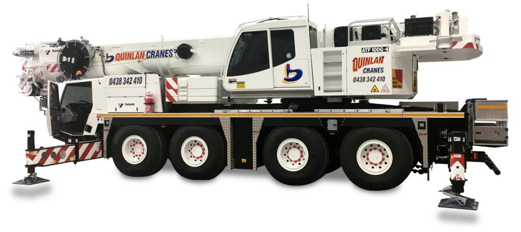 Tadano 100T ATF100G-4 Crane for Hire Melbourne & Geelong